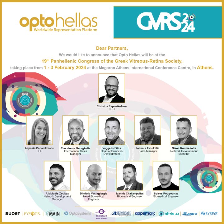 OPTO HELLAS: PARTICIPATION AT THE 19TH GREEK VITREORETINAL CONGRESS ...